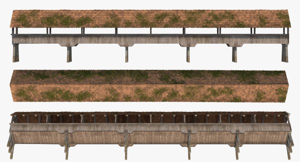 wooden footbridge 3ds