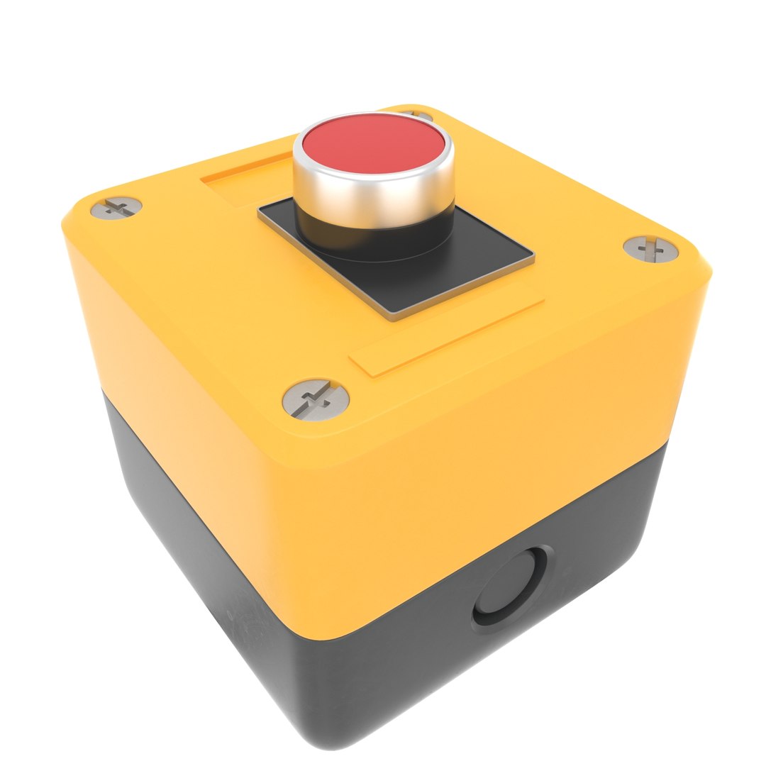 3D Industrial Button - TurboSquid 1270896