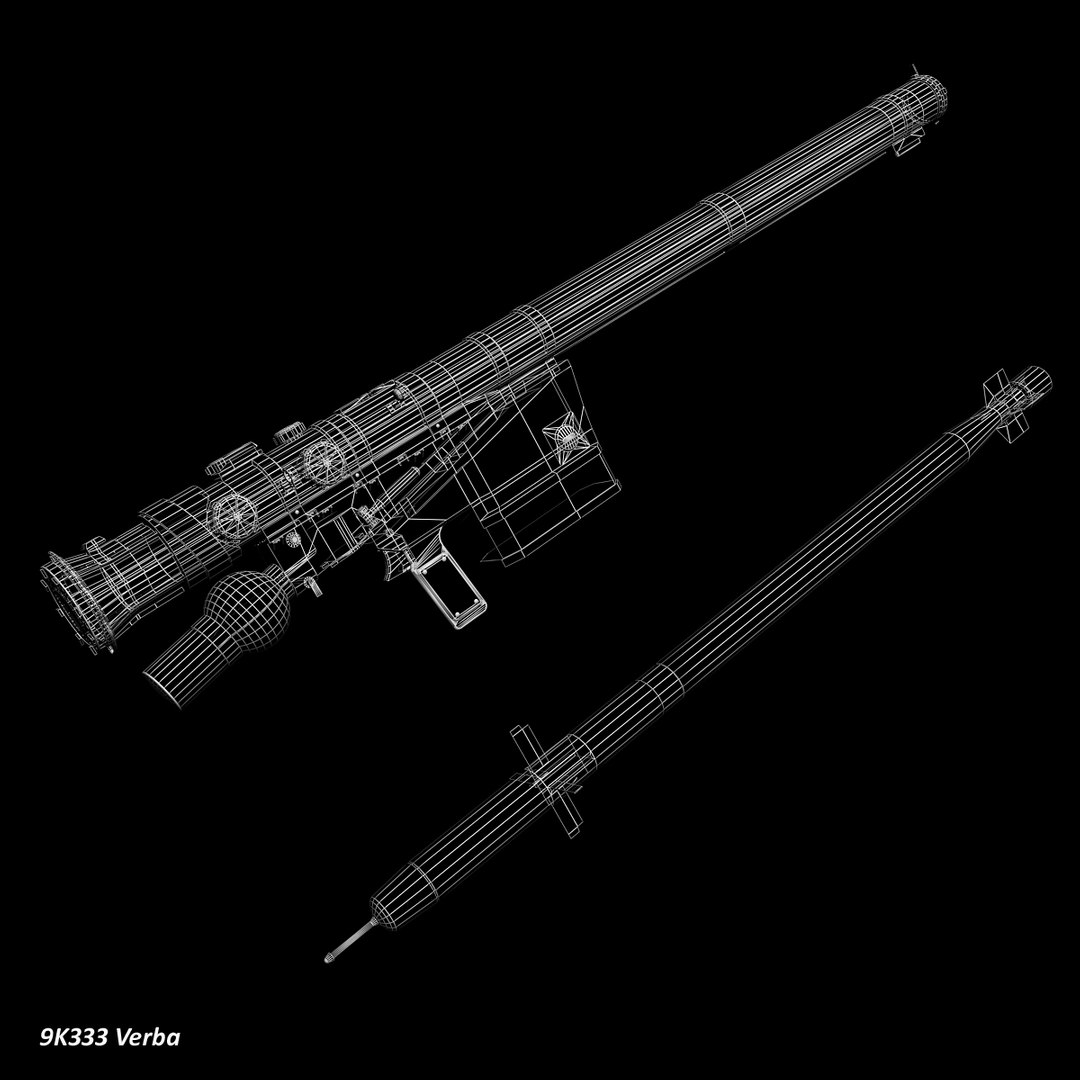 Russian manpads 3D model - TurboSquid 1348399