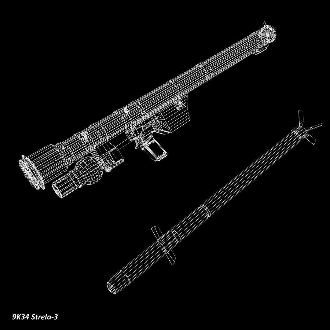 Russian manpads 3D model - TurboSquid 1348399