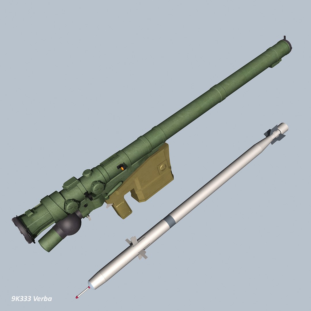 Russian manpads 3D model - TurboSquid 1348399