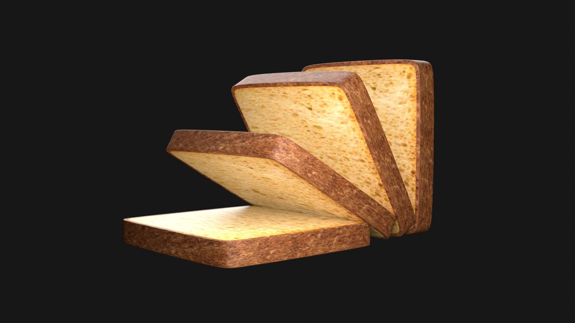 3D Bread Model - TurboSquid 2039353