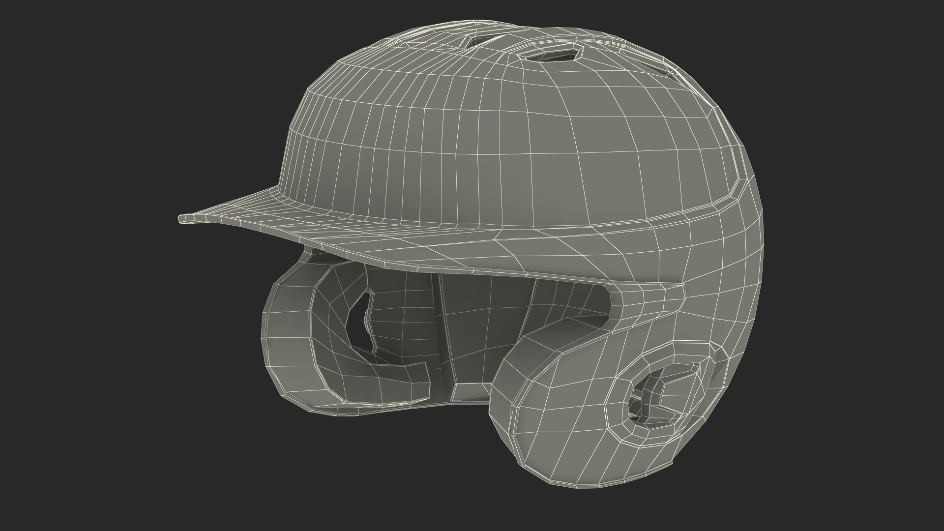 Mizuno Baseball Helmet 3D Model - TurboSquid 2205380