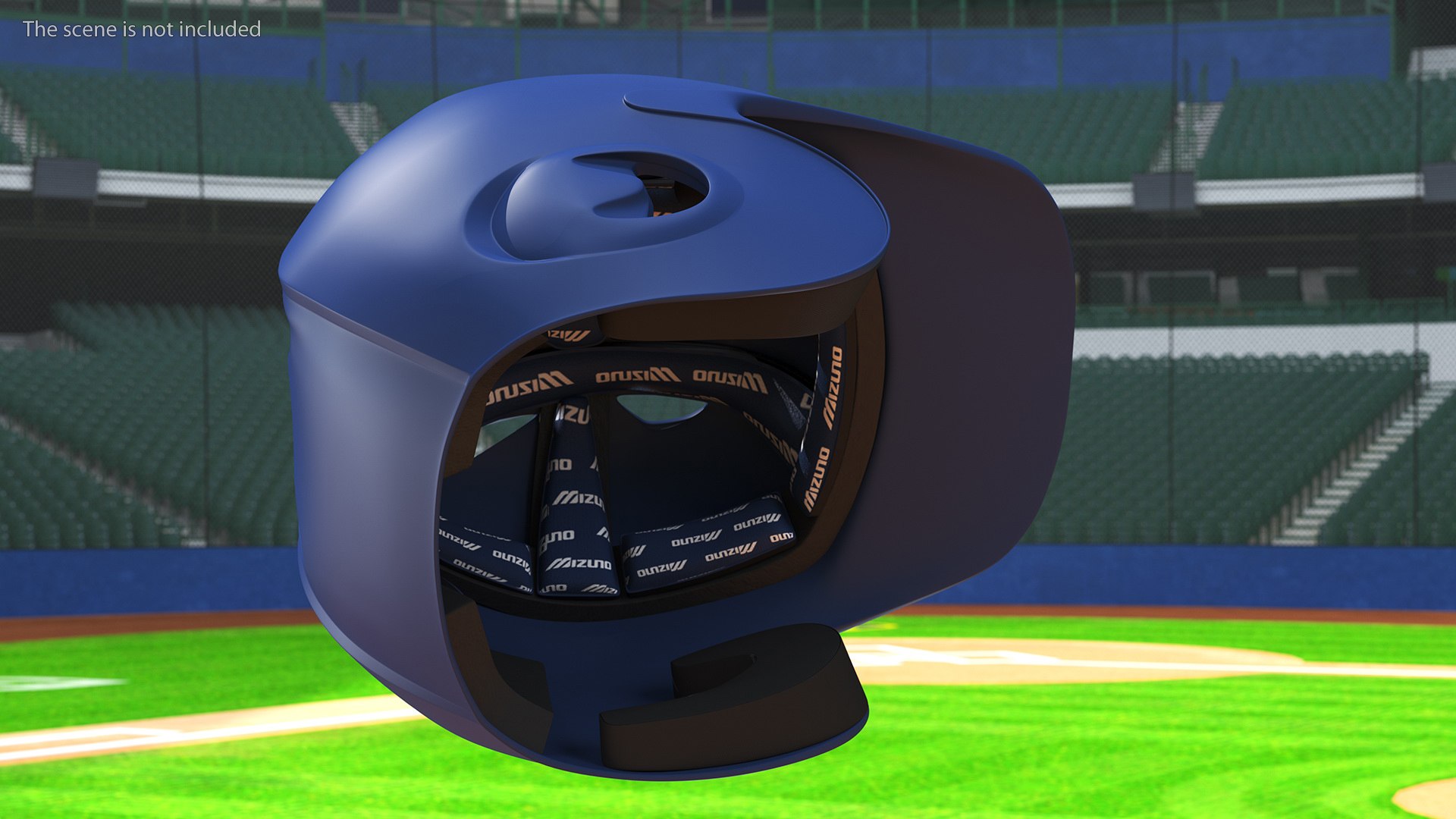 Mizuno Baseball Helmet 3D Model - TurboSquid 2205380