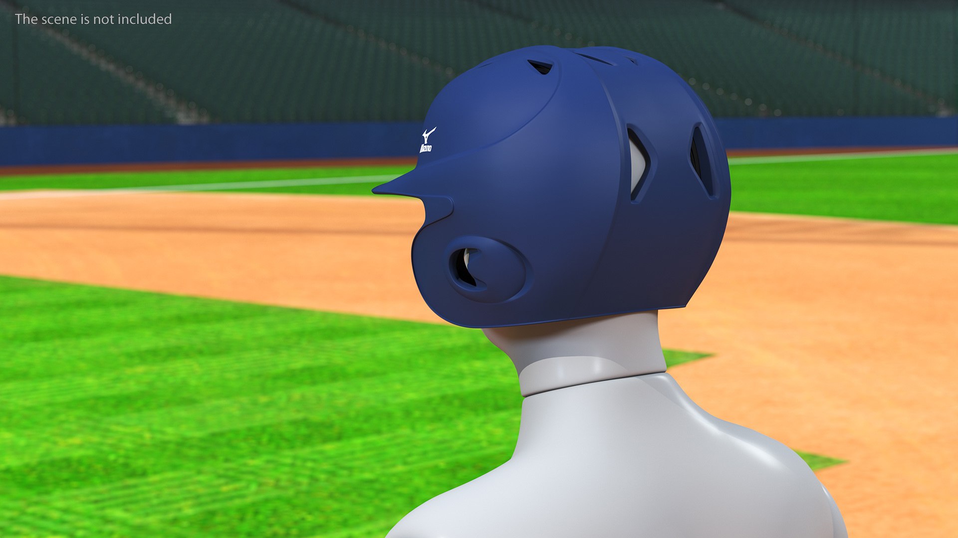 Mizuno Baseball Helmet 3D Model - TurboSquid 2205380