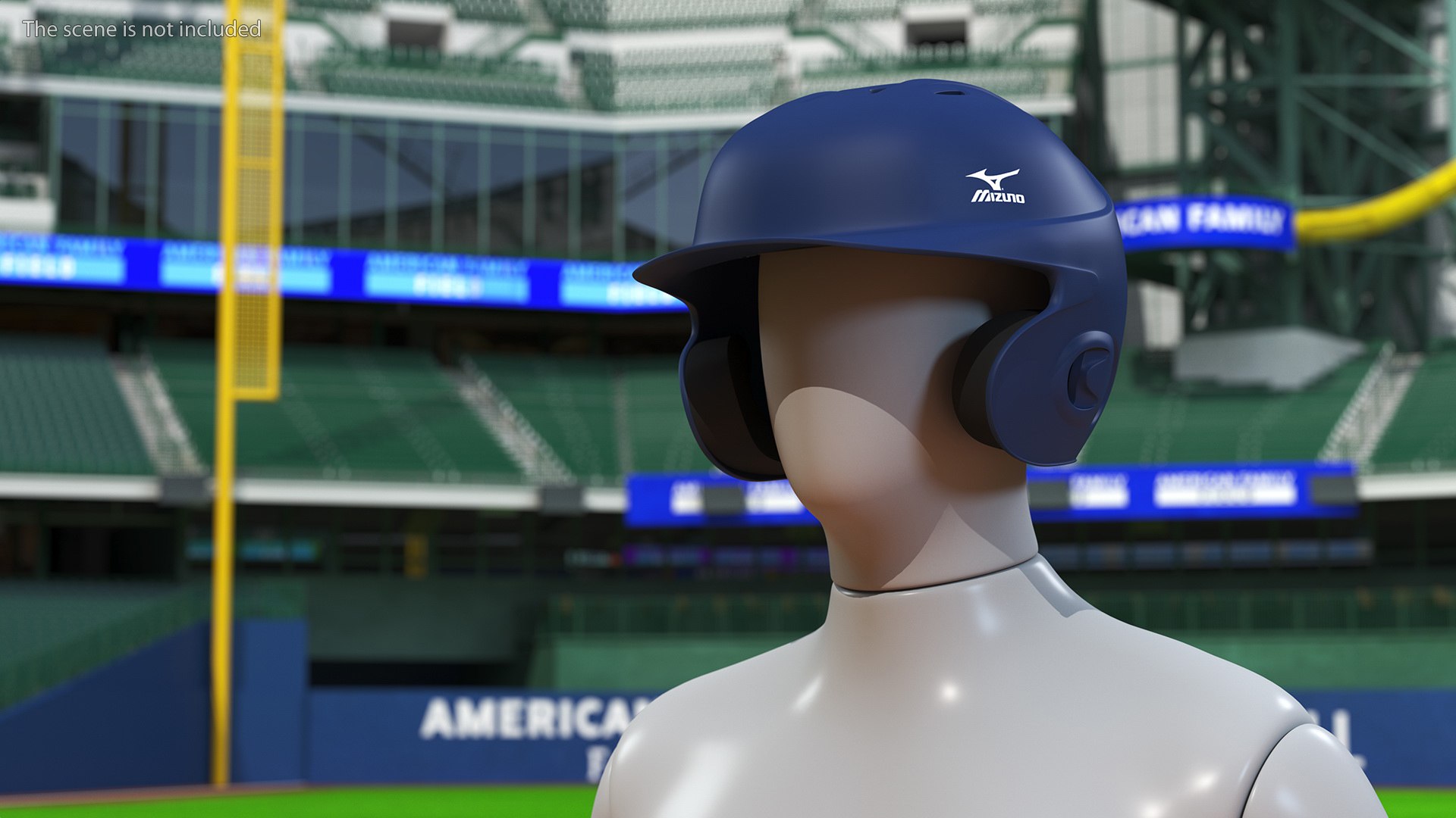 Mizuno Baseball Helmet 3D Model - TurboSquid 2205380