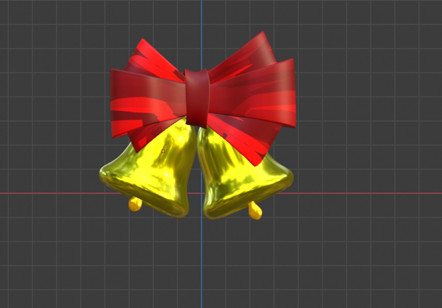 CHRISTMAS BELLS Low-poly 3D Model - TurboSquid 1996992