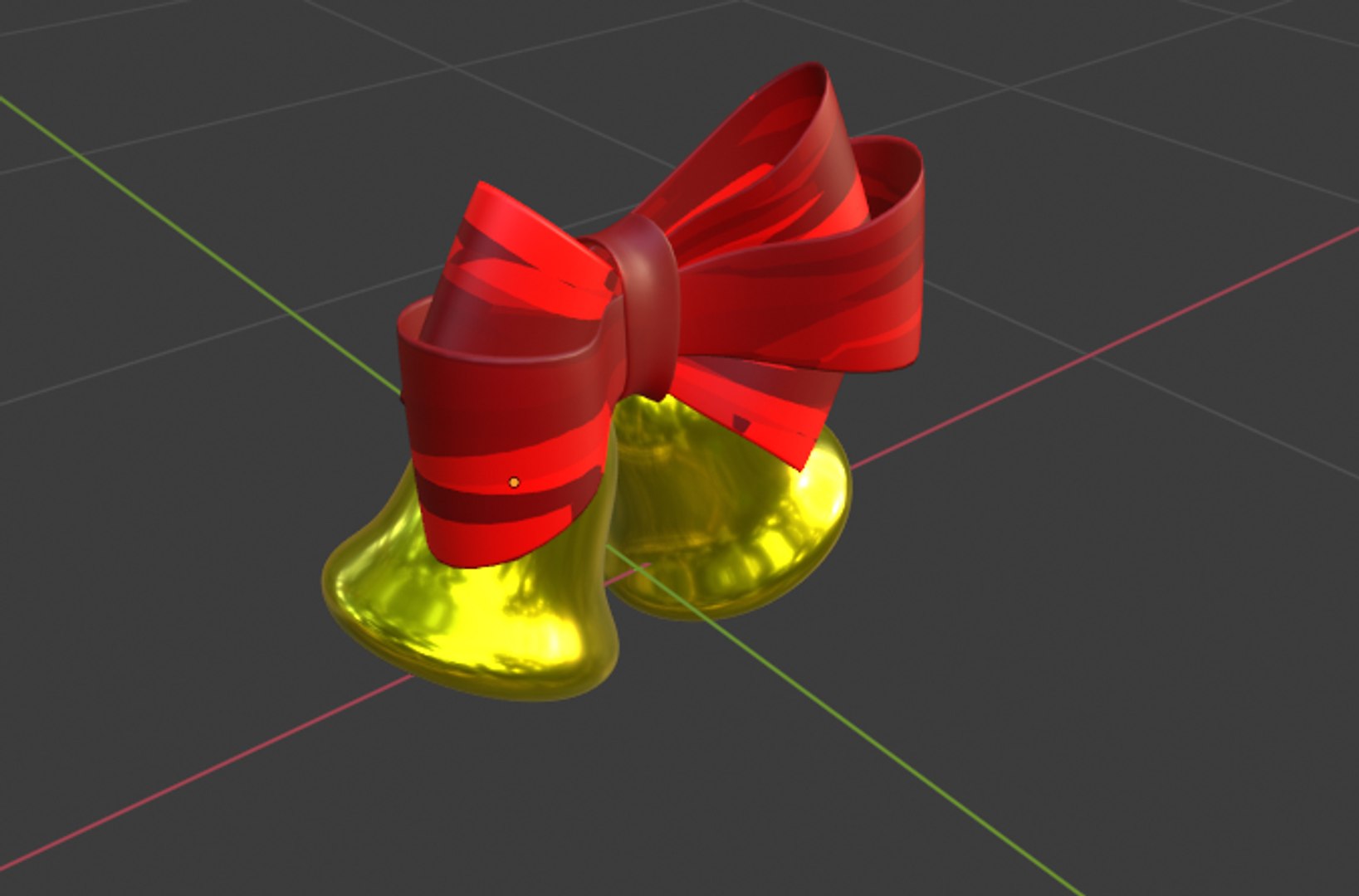 CHRISTMAS BELLS Low-poly 3D Model - TurboSquid 1996992