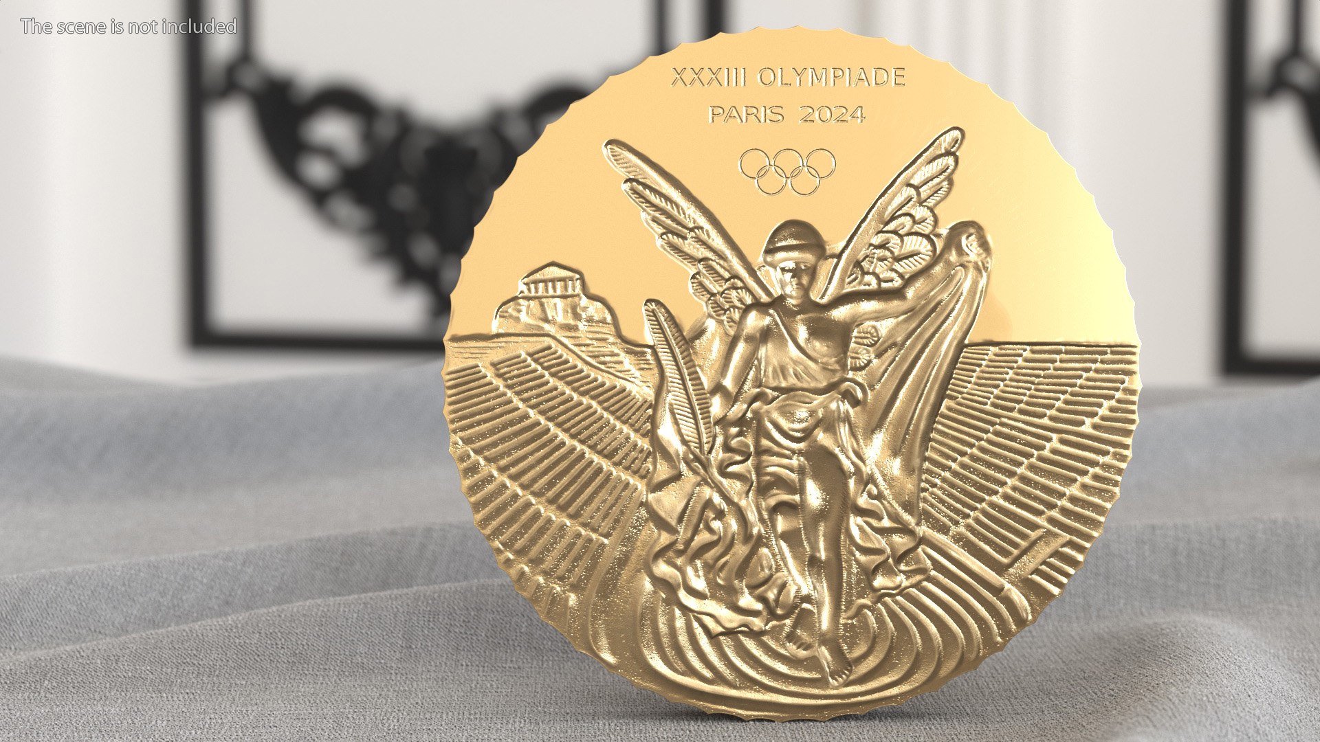 3D Olympic Gold Medal - TurboSquid 2003119