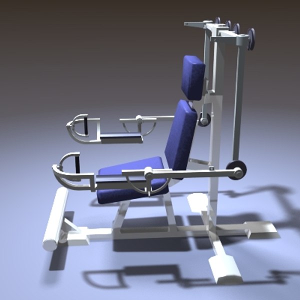 fitness machine 3d max