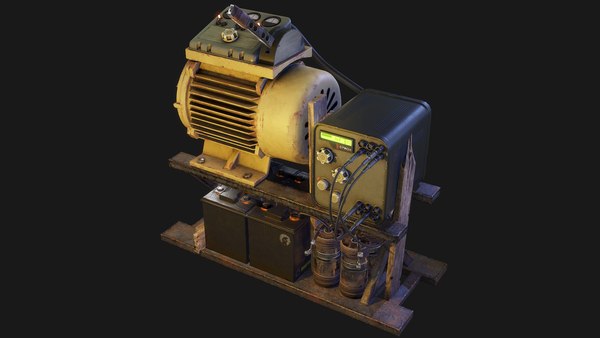 3D post-apocalyptic engine model - TurboSquid 1405991