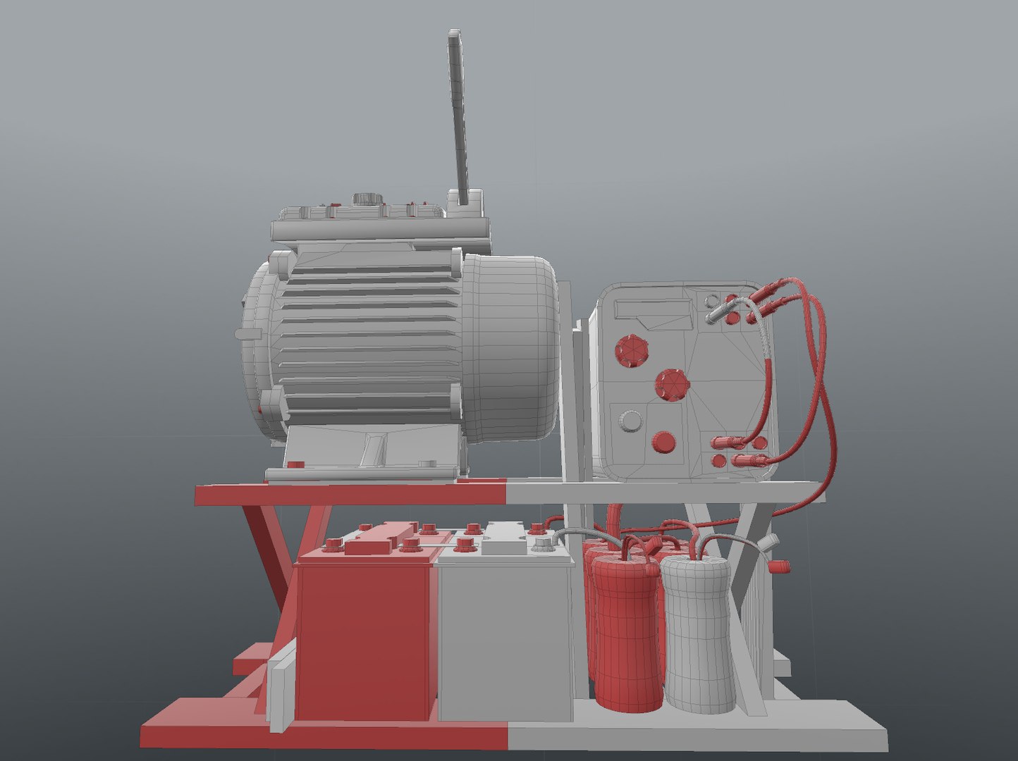 3D Post-apocalyptic Engine Model - TurboSquid 1405991