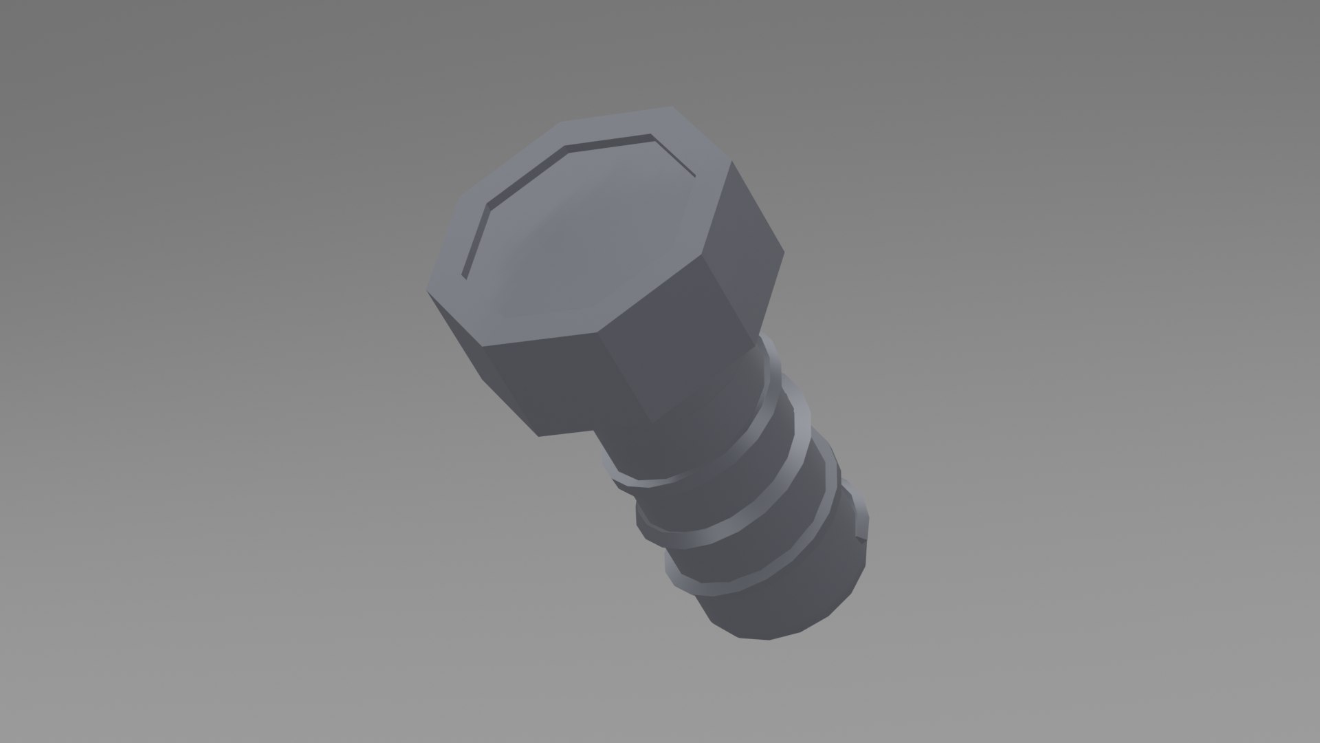 3D Model Low Poly Bolt - TurboSquid 1953659