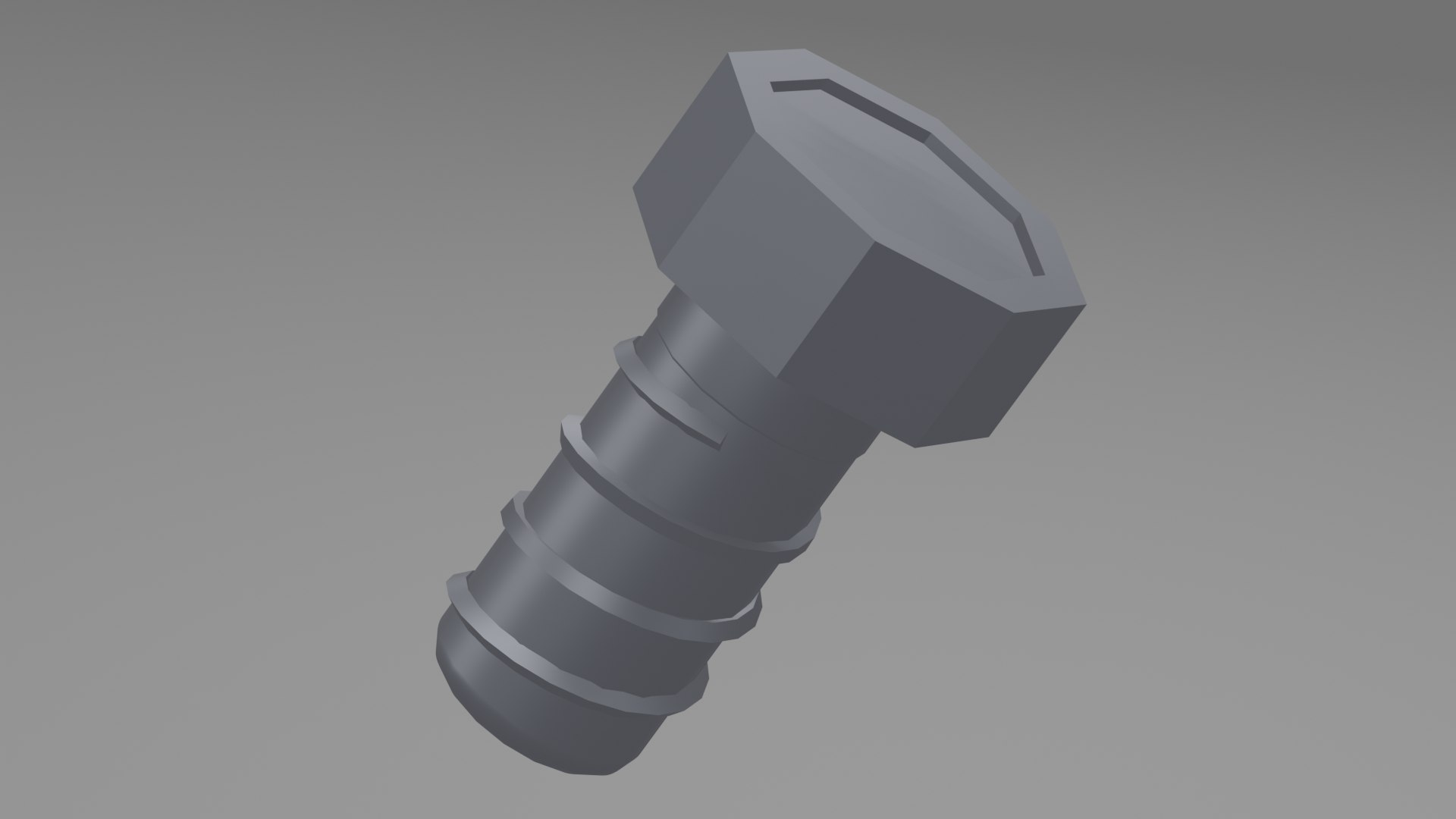 3D Model Low Poly Bolt - TurboSquid 1953659