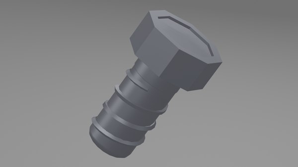 modelo 3d Low poly Bolt - TurboSquid 1953659