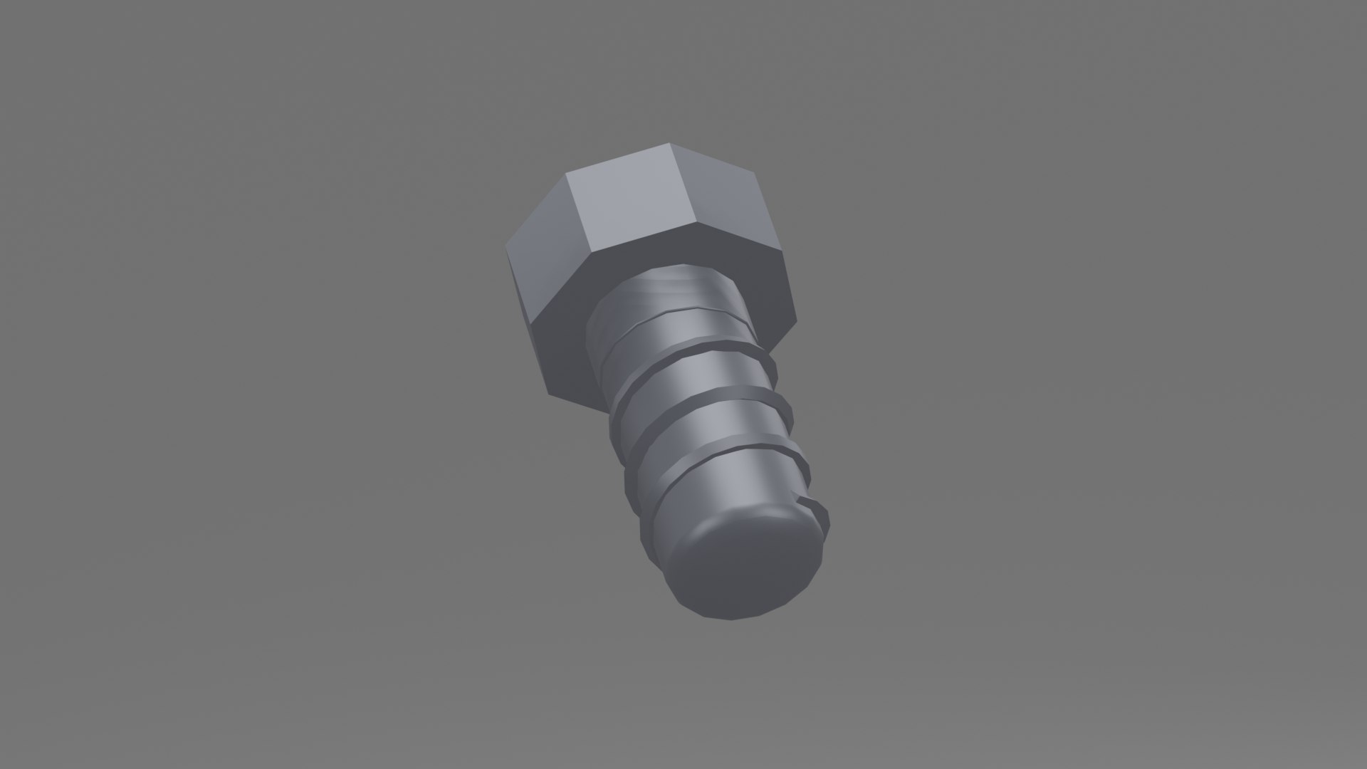 3D Model Low Poly Bolt - TurboSquid 1953659