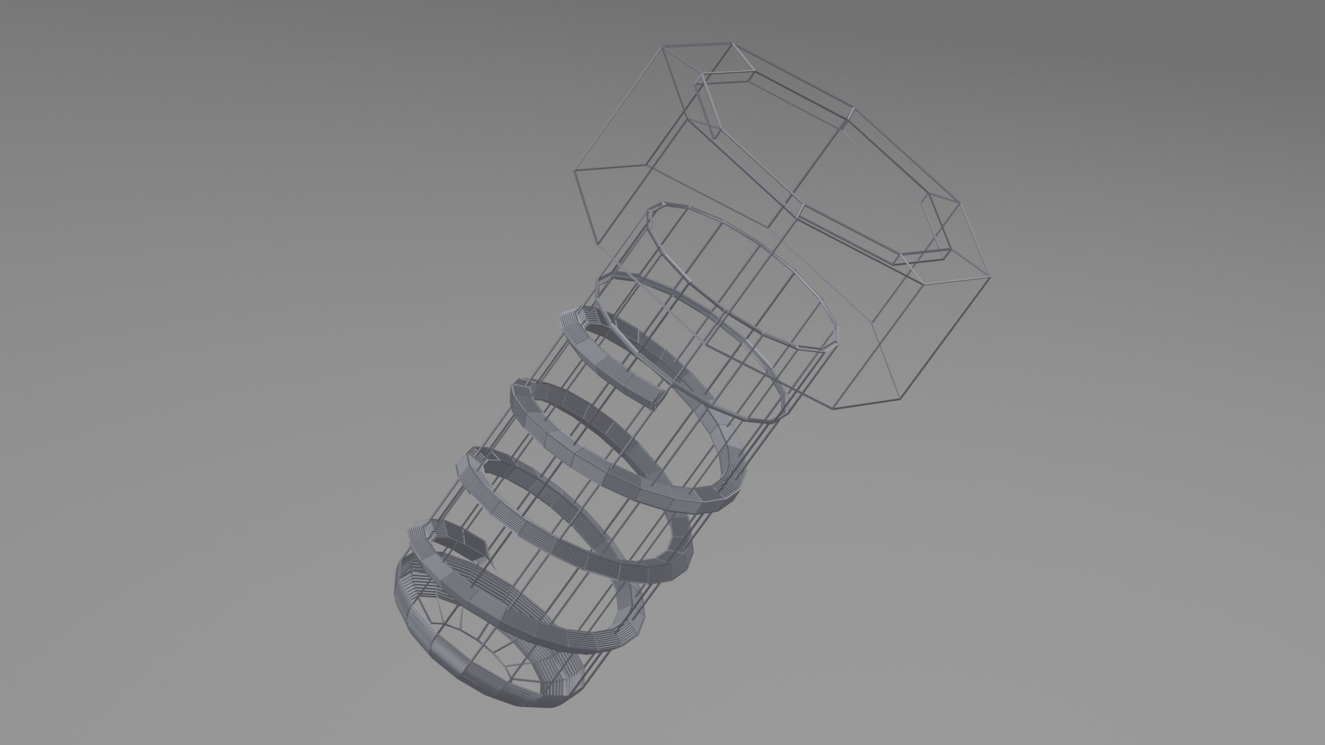 3D Model Low Poly Bolt - TurboSquid 1953659