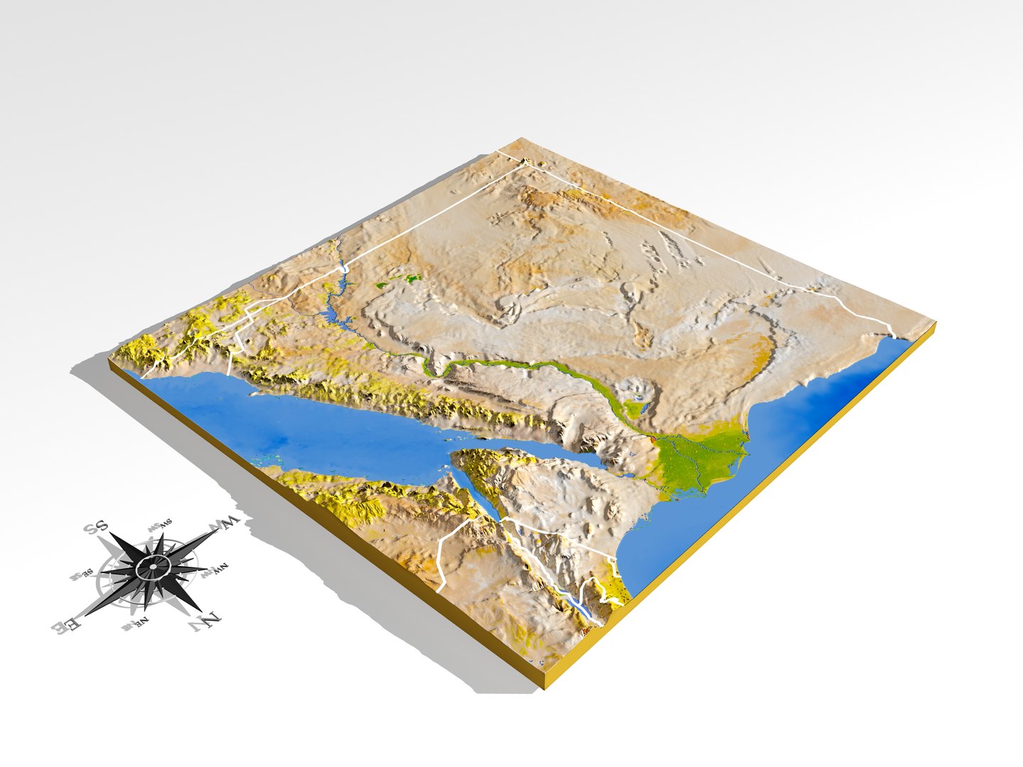 egypt resolution relief maps 3d max