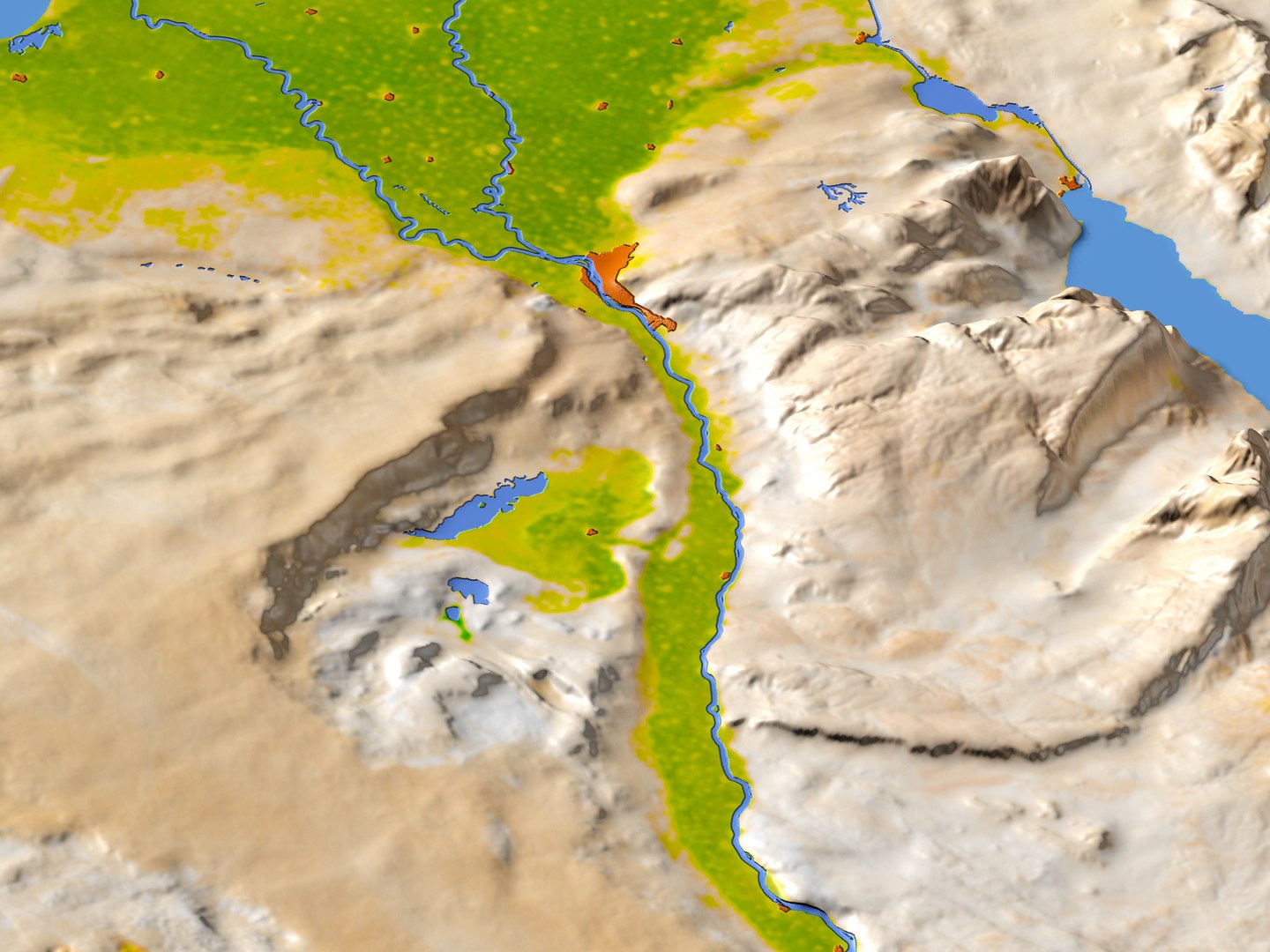 egypt resolution relief maps 3d max