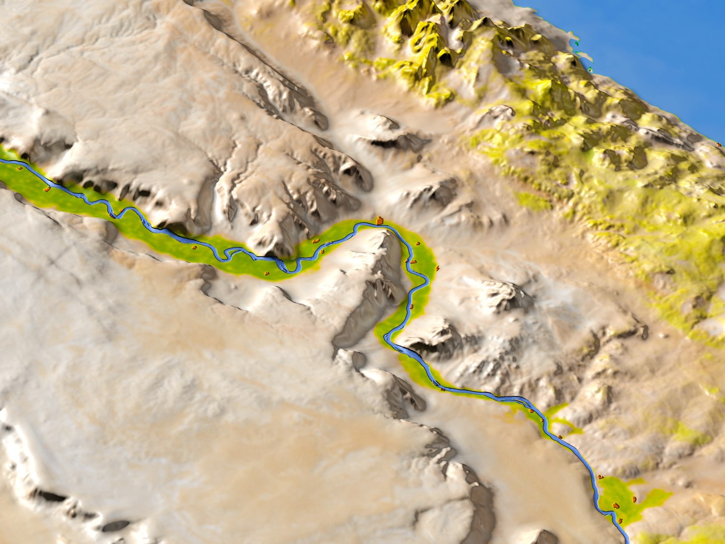 egypt resolution relief maps 3d max