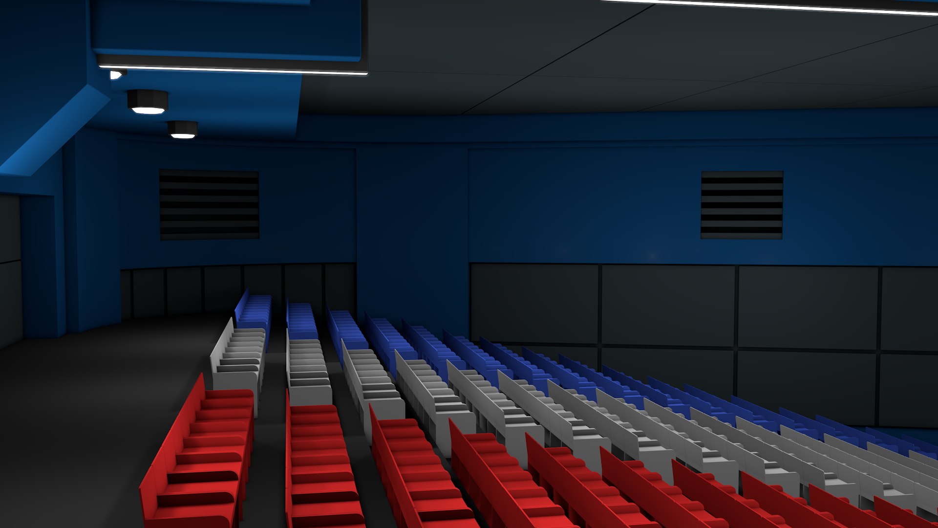 3D Model Concert Hall Theatre - TurboSquid 2315272