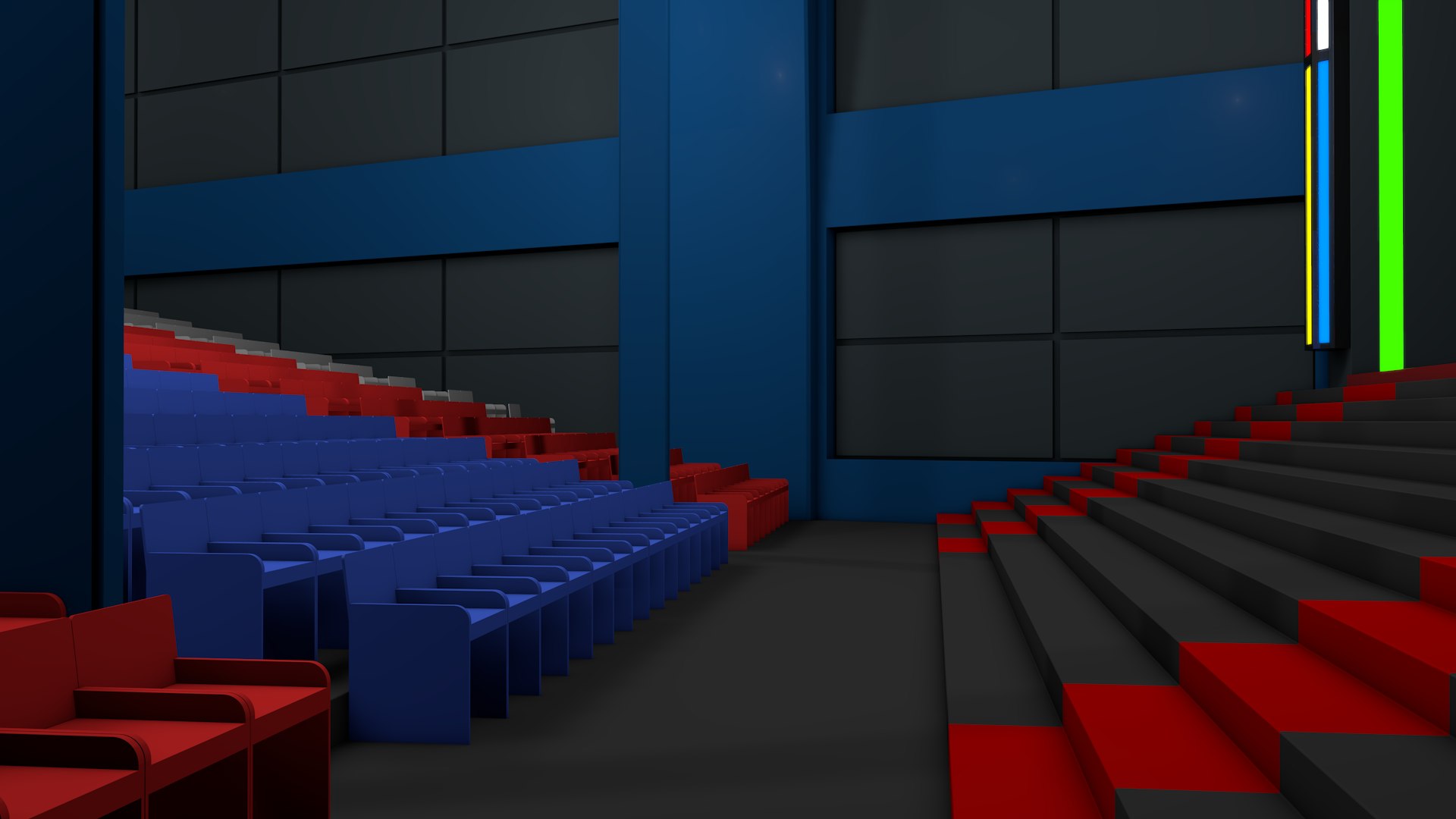 3D Model Concert Hall Theatre - TurboSquid 2315272
