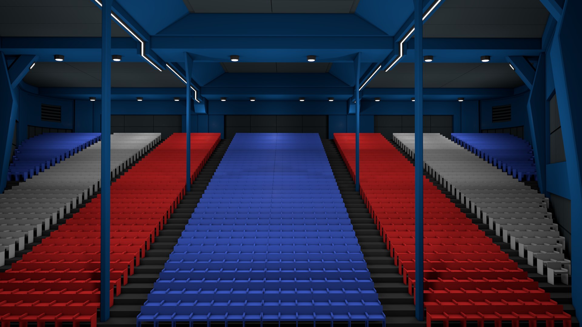 3D Model Concert Hall Theatre - TurboSquid 2315272