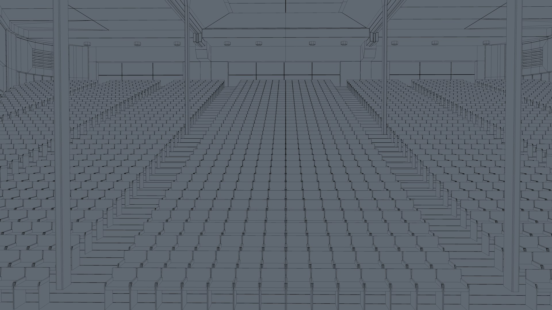 3D Model Concert Hall Theatre - TurboSquid 2315272