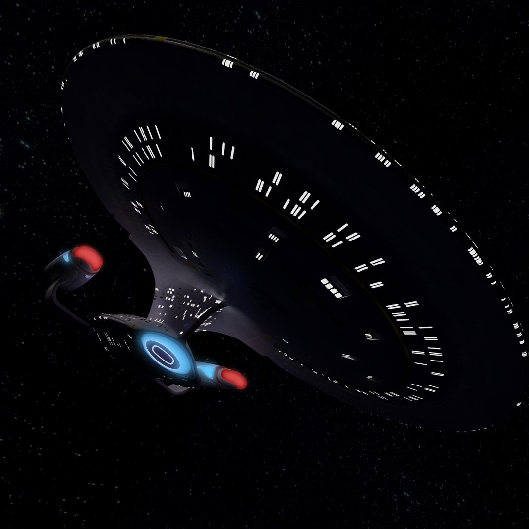 Uss Enterprise D Star Trek 3d Model