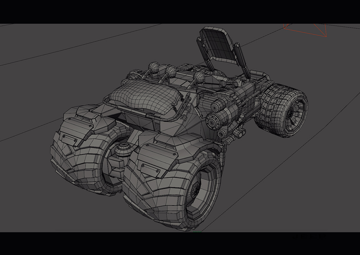 3d vehicle jeep model