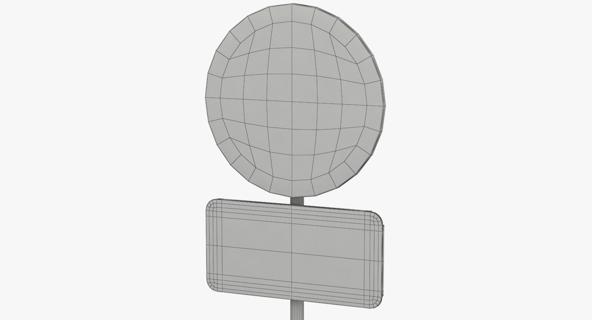 Traffic sign 2 model - TurboSquid 1389638