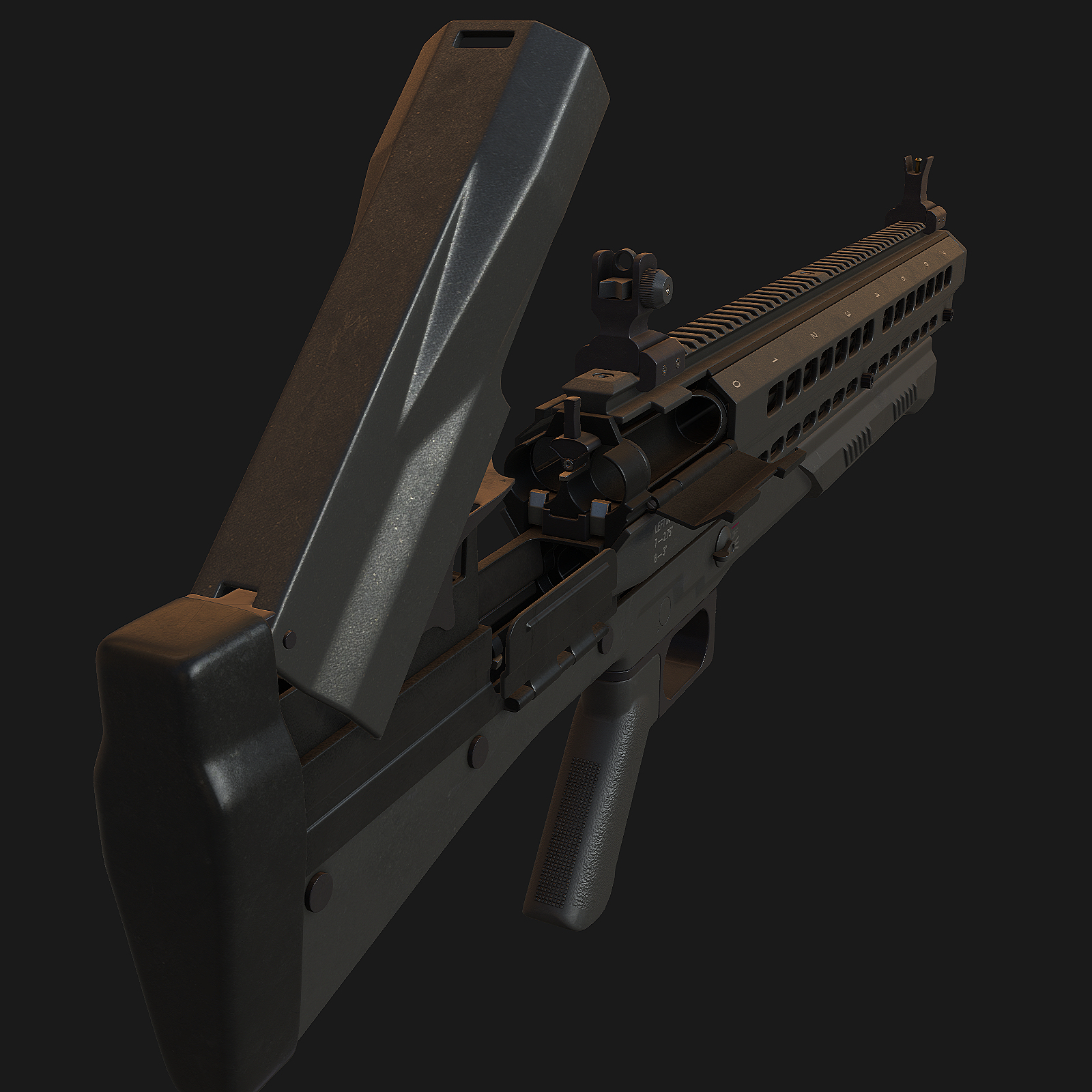3d model shotgun utas uts-15