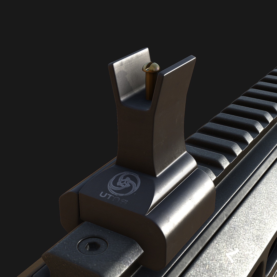 3d model shotgun utas uts-15