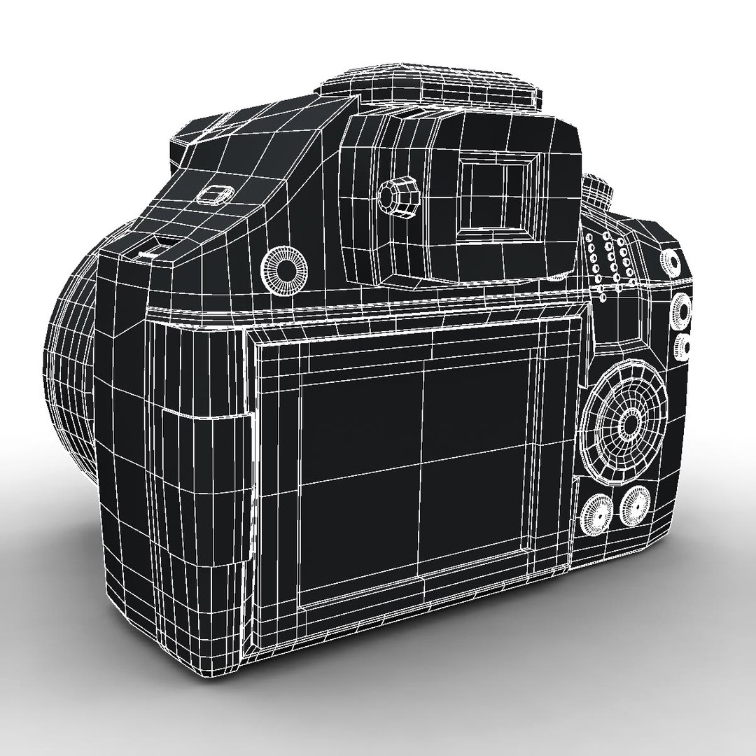 3d Model Canon Camera