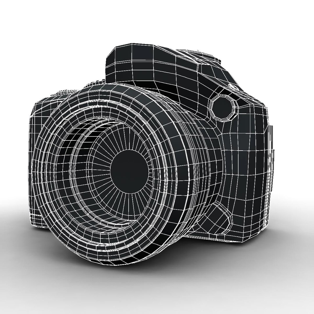 3d Model Canon Camera