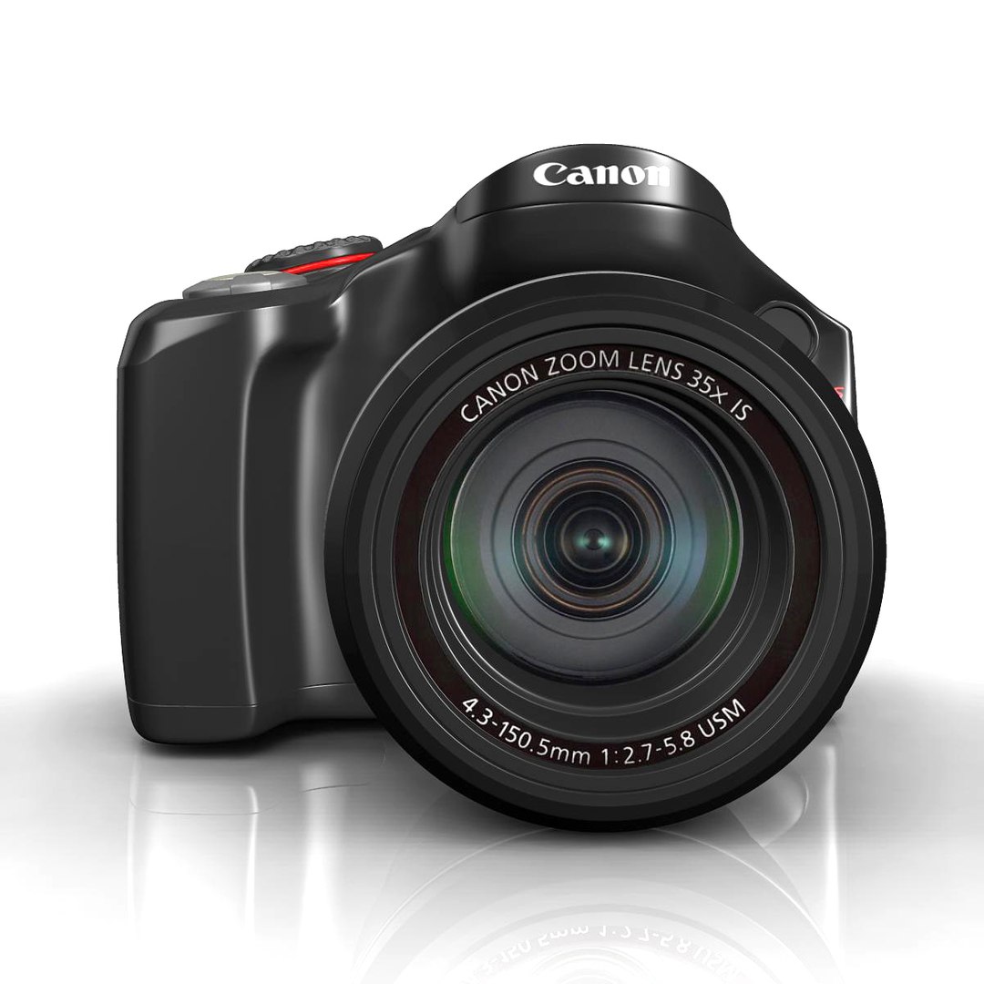 3d Model Canon Camera
