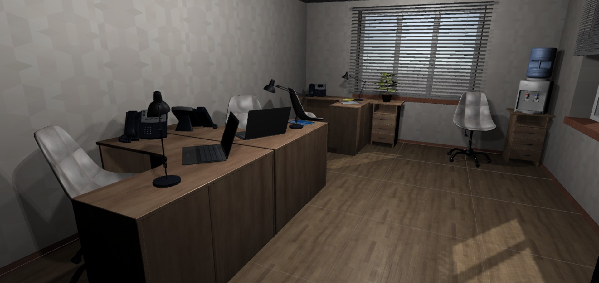 Vr Small Office Room 3D Model - TurboSquid 1437248