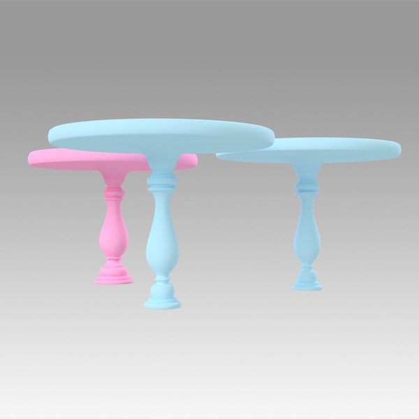 Cake stand 3D model - TurboSquid 1566350