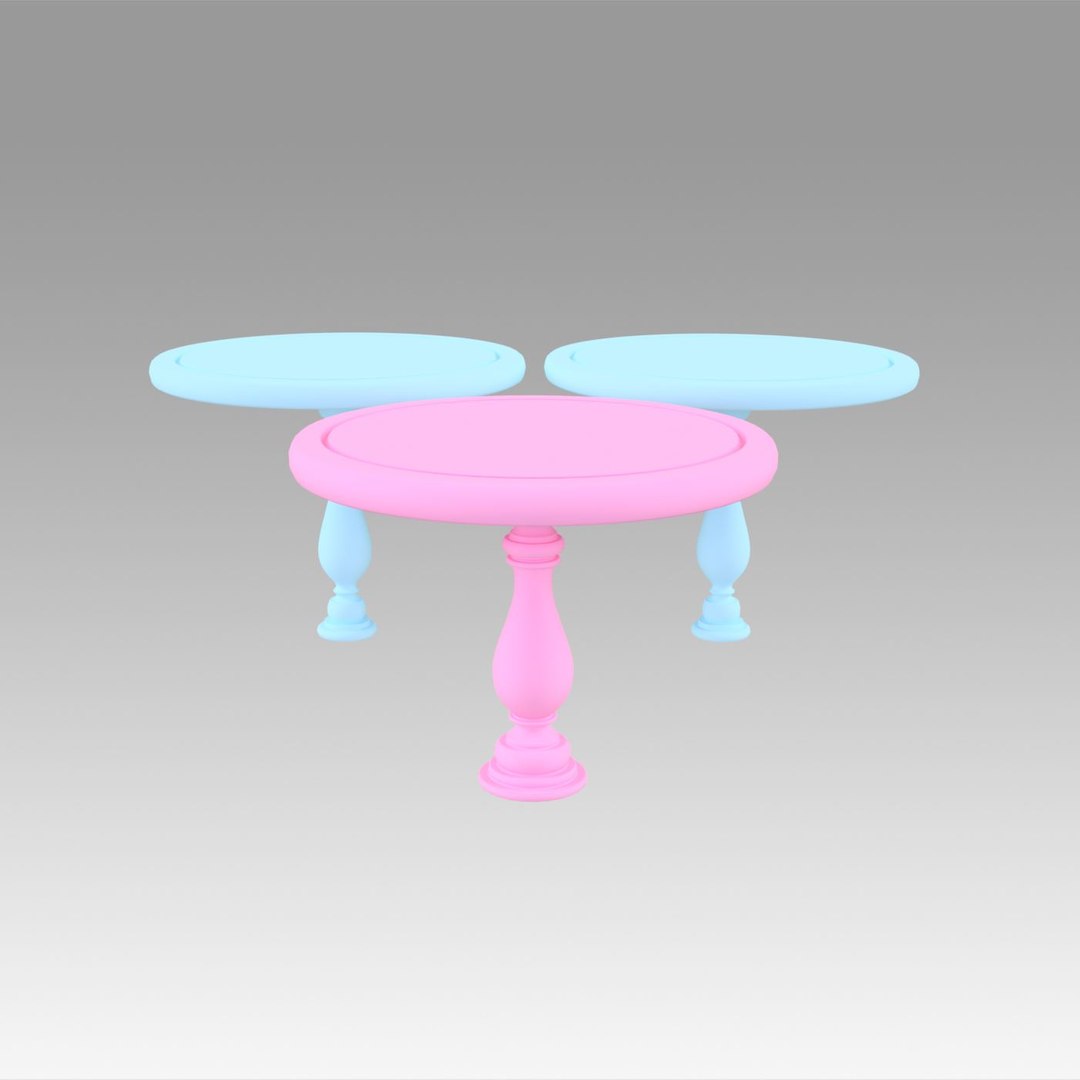 Cake stand 3D model - TurboSquid 1566350