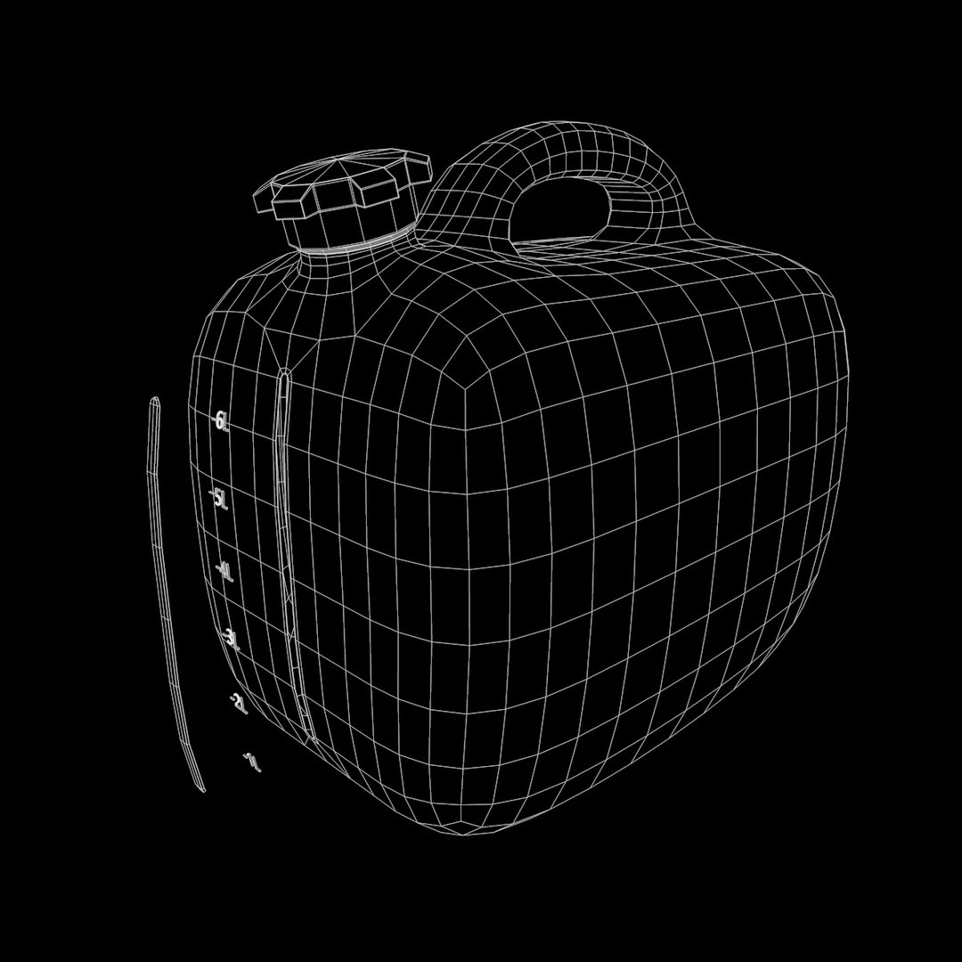 3d Graduated Gas Bottle Model