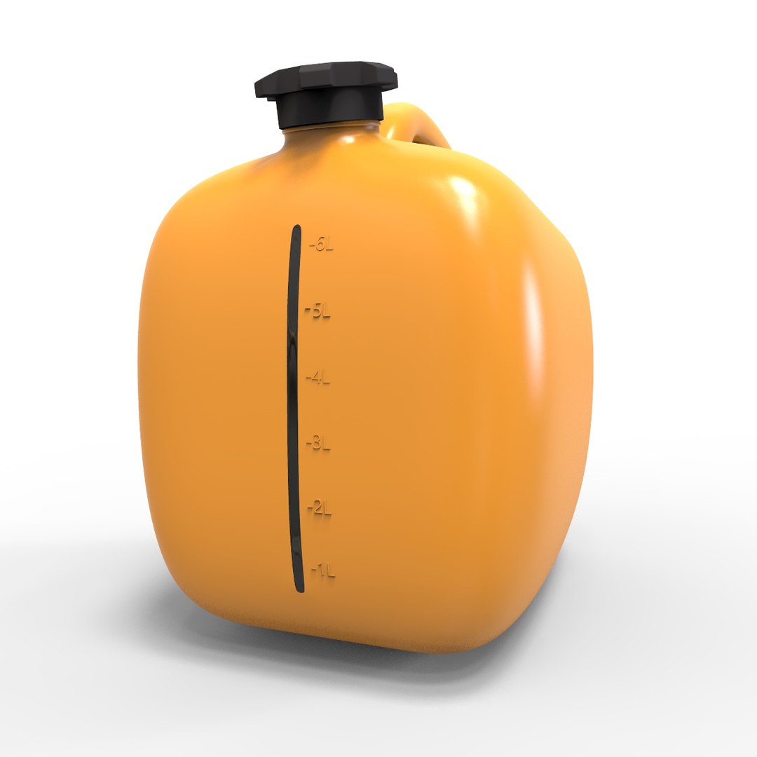 3d Graduated Gas Bottle Model