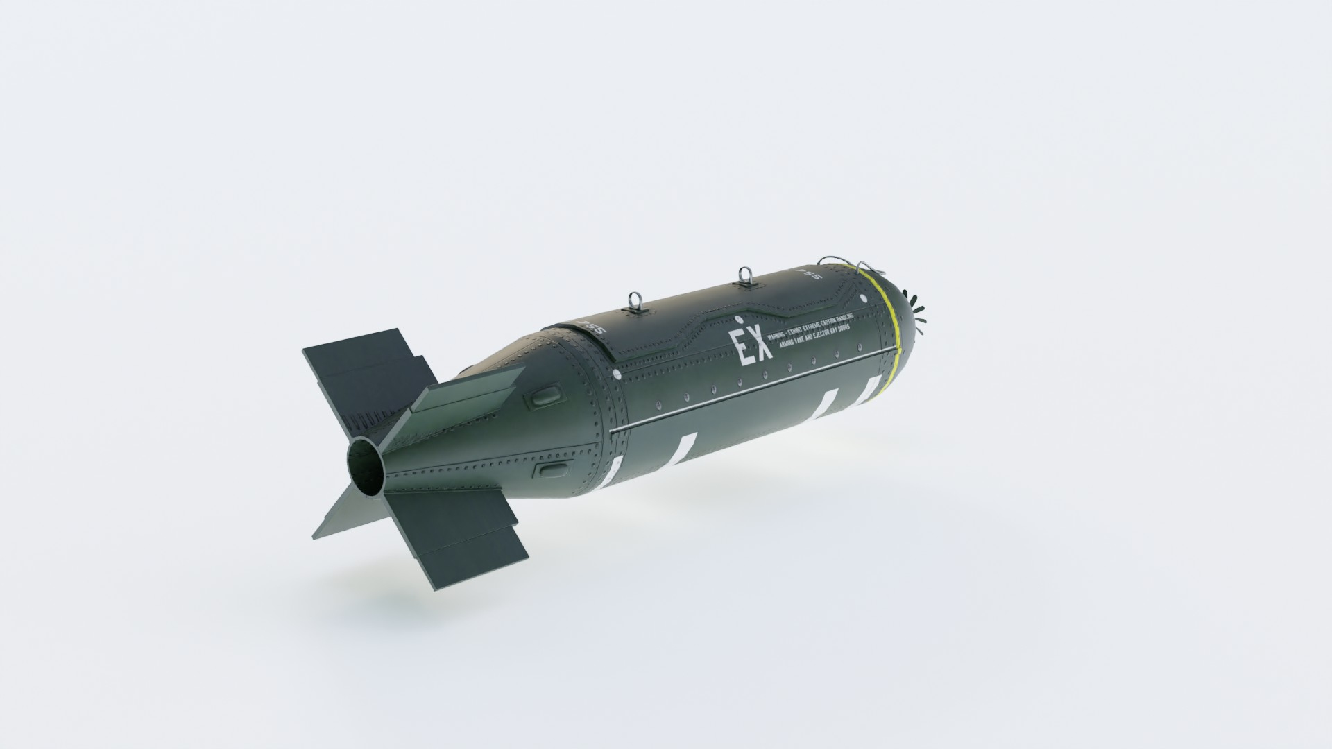 3d Bl-755 Cluster Bomb Model