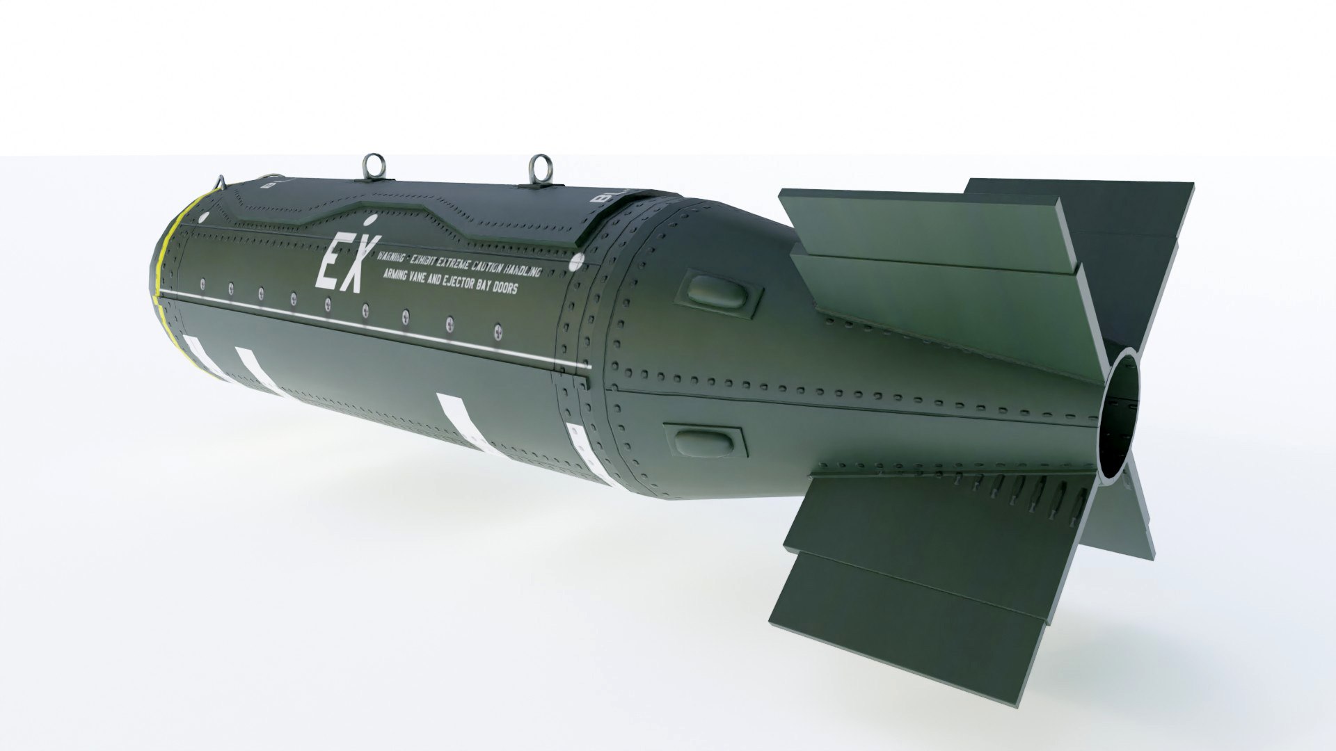 3d Bl-755 Cluster Bomb Model
