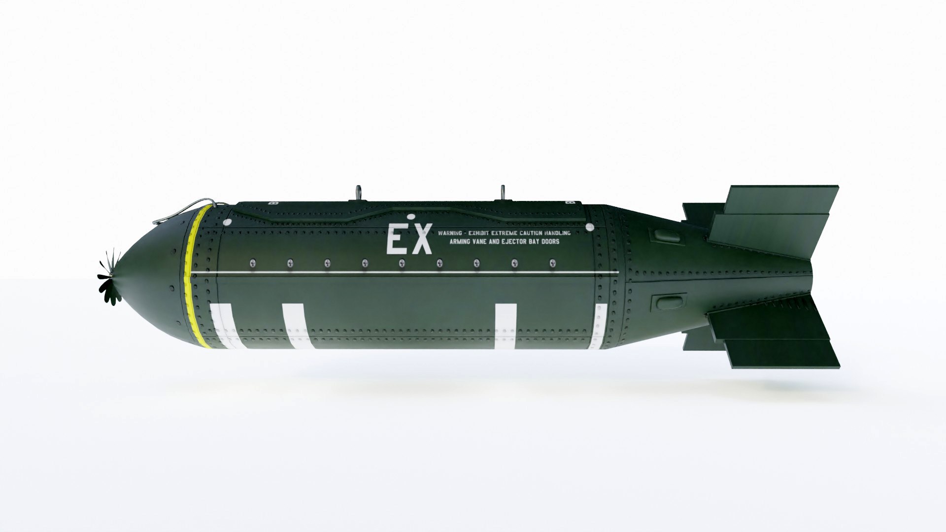 3d Bl-755 Cluster Bomb Model