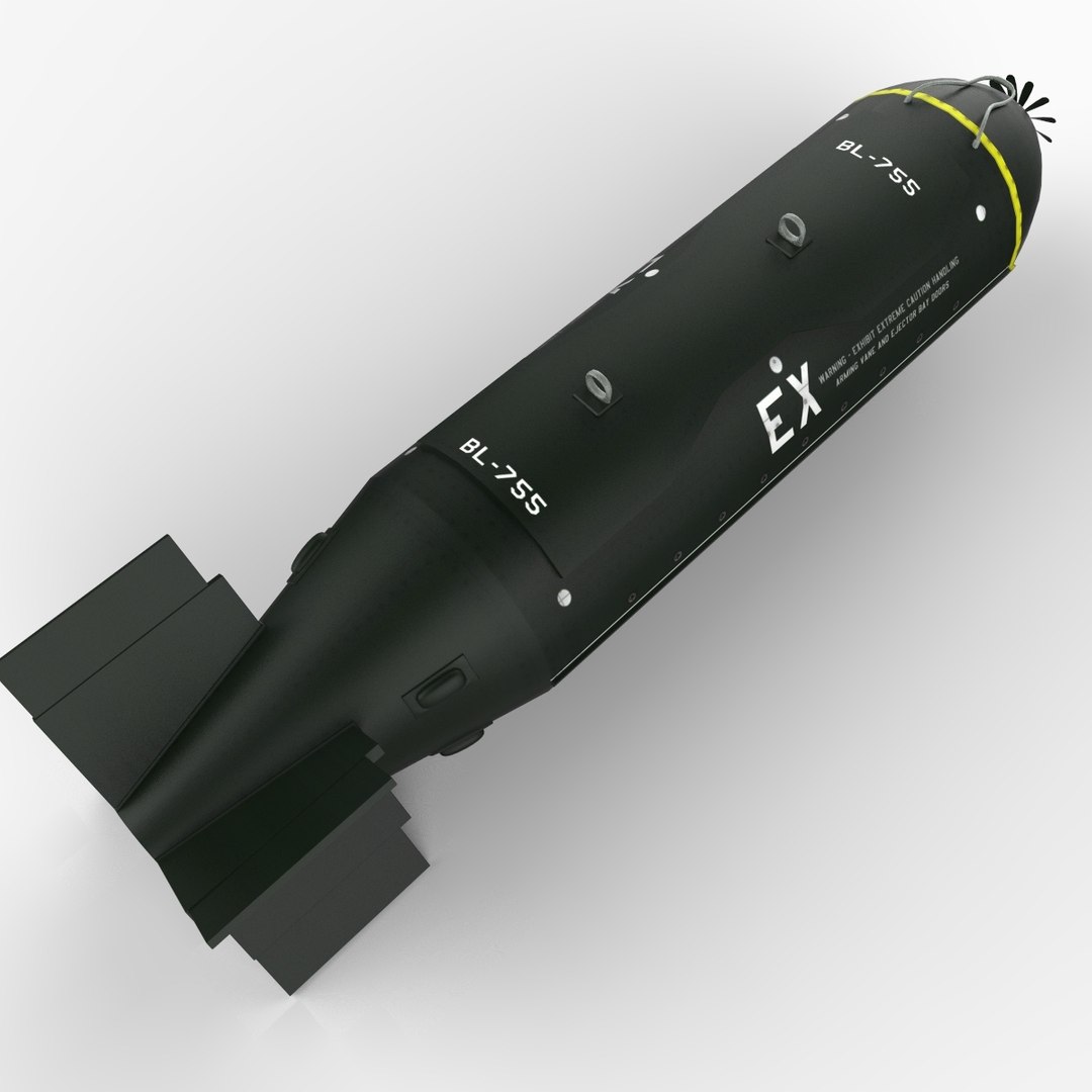 3d Bl-755 Cluster Bomb Model