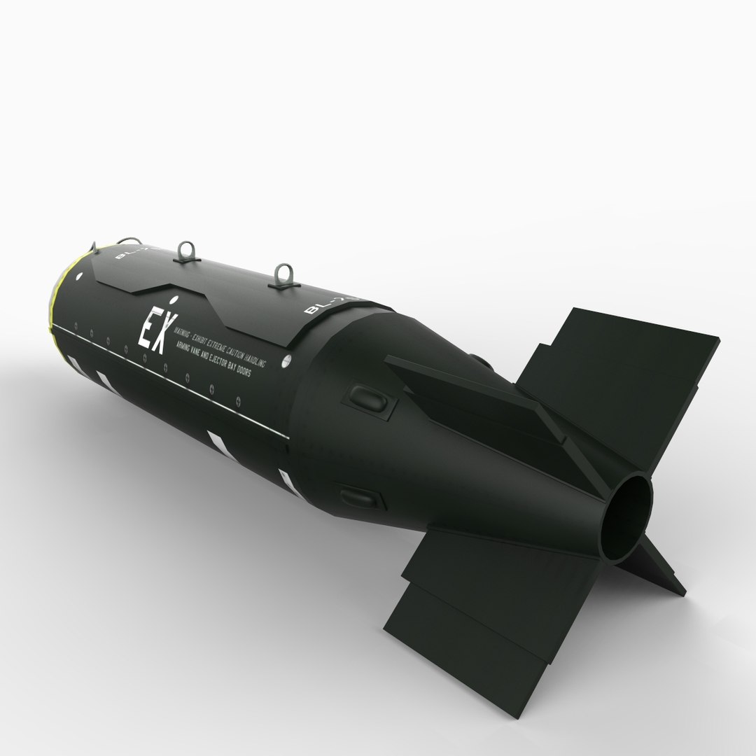 3d Bl-755 Cluster Bomb Model