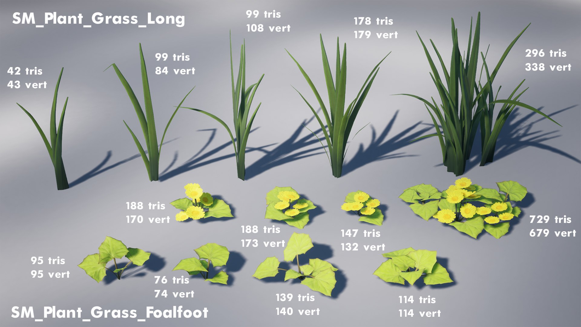 Stylized Grass Pack 3D - TurboSquid 1805182