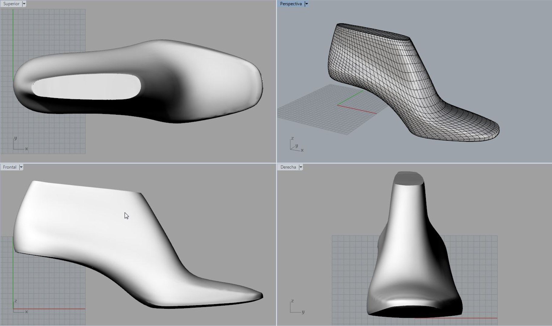 Pack Woman Shoe Lasts 3d Model