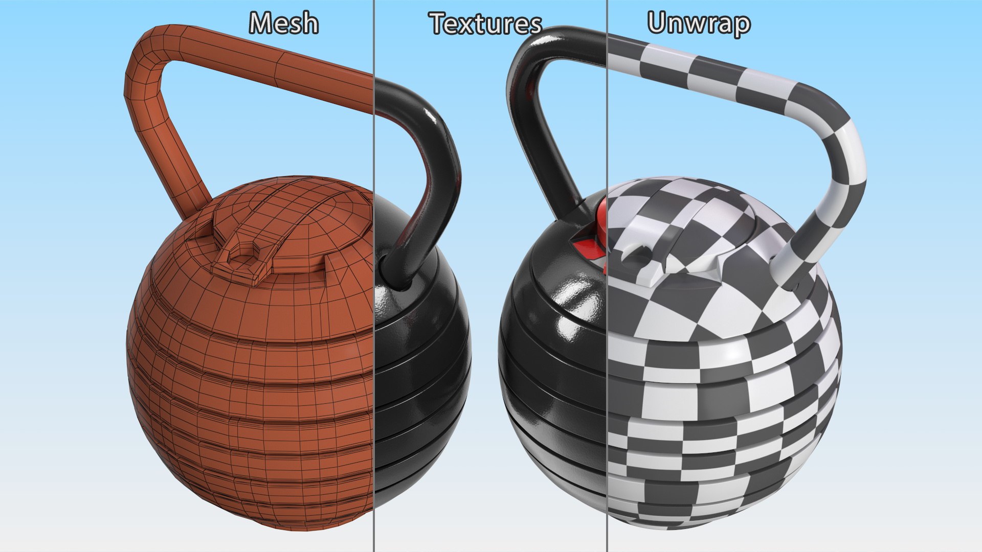 Adjustable Kettlebell 3D Model - TurboSquid 2252667