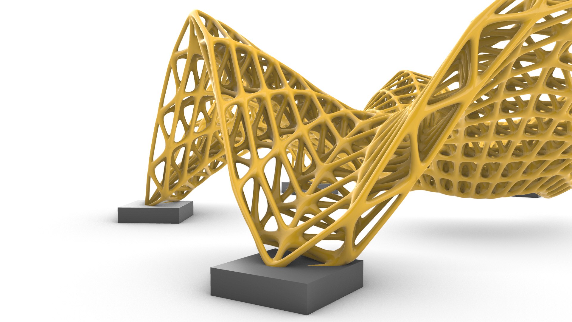 3D Landscape Sci-Fi Space Truss Structure 01 - TurboSquid 2484310